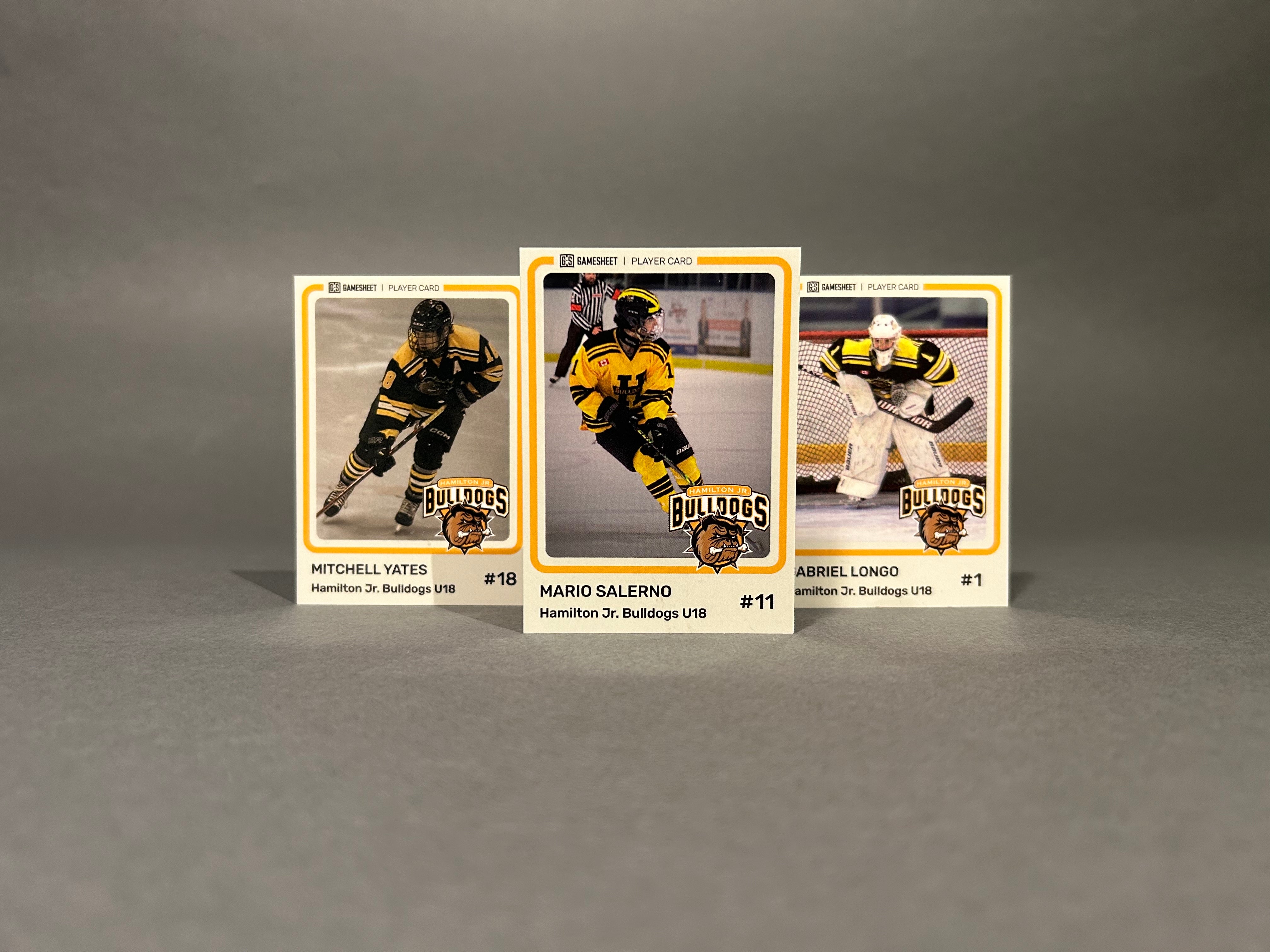 Team Order – GameSheet | Player Cards